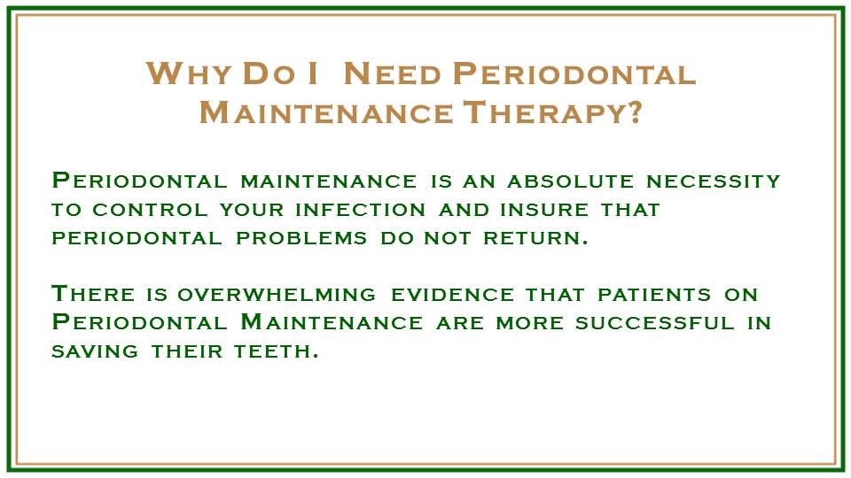 Periodontal Maintenance | Dr. Marvin B. Budd | Periodontist for Dental ...